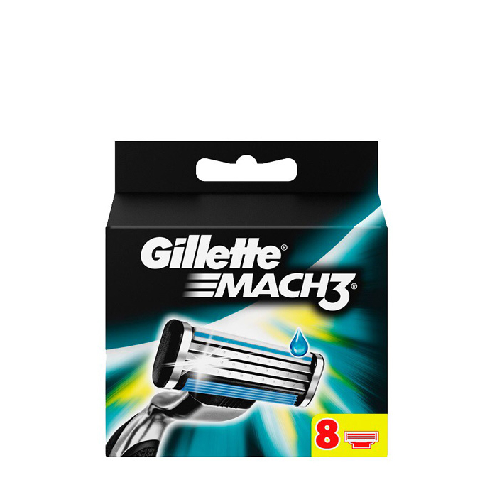 Comprar Gillette Mach 3 Recargas 8un. | Cosmetis
