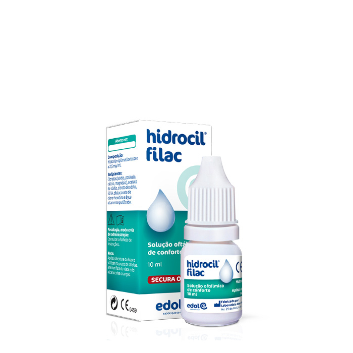 Comprar Hidrocil Filac Colírio 0.25% 10ml | Cosmetis
