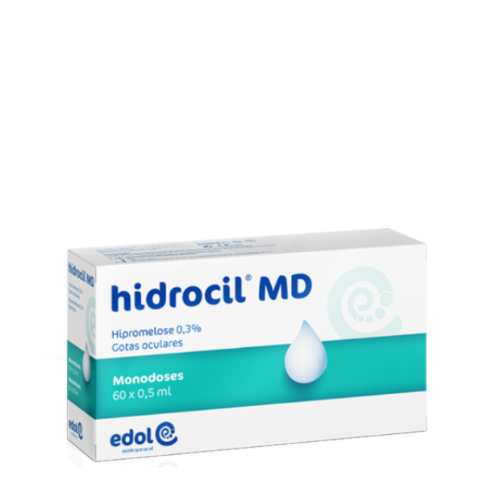 Hidrocil MD Solução Oftálmica Monodoses 0.3% 60un.