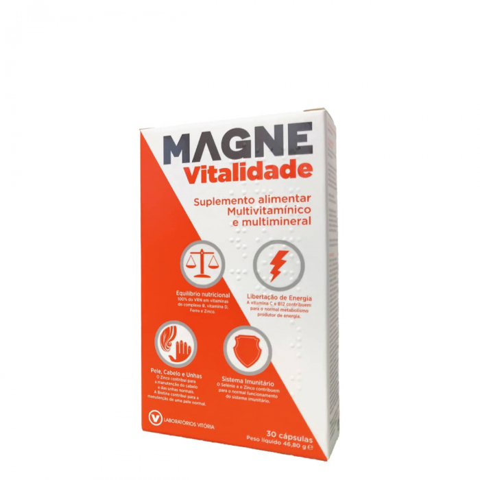 Comprar Magne Vitalidade Cápsulas 30un. | Cosmetis