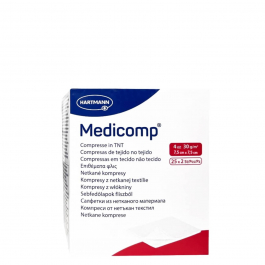 Medicomp Compressas Esterilizadas 7.5cmx7.5cm 50un.