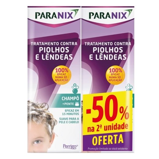 Paranix Shampoo Duo Tratamento Piolhos 2x200ml